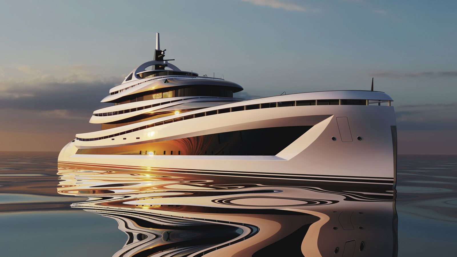M51 unveils 71m superyacht concept with "courtyard" beach club